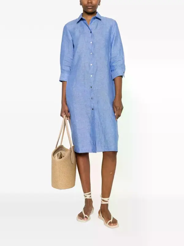 CALIBAN Buttoned Shirt Dress