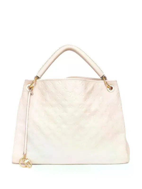 LOUIS VUITTON Monogram-embossed Handbag - White