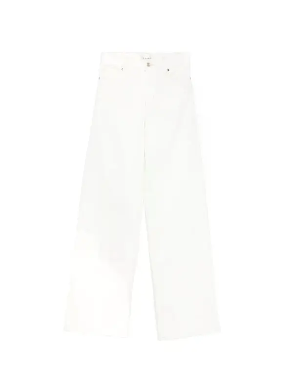 FRAME Palazzo Jeans - White