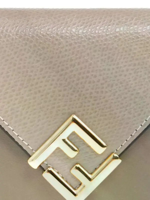 Fendi Ff Diamonds Leather Wallet