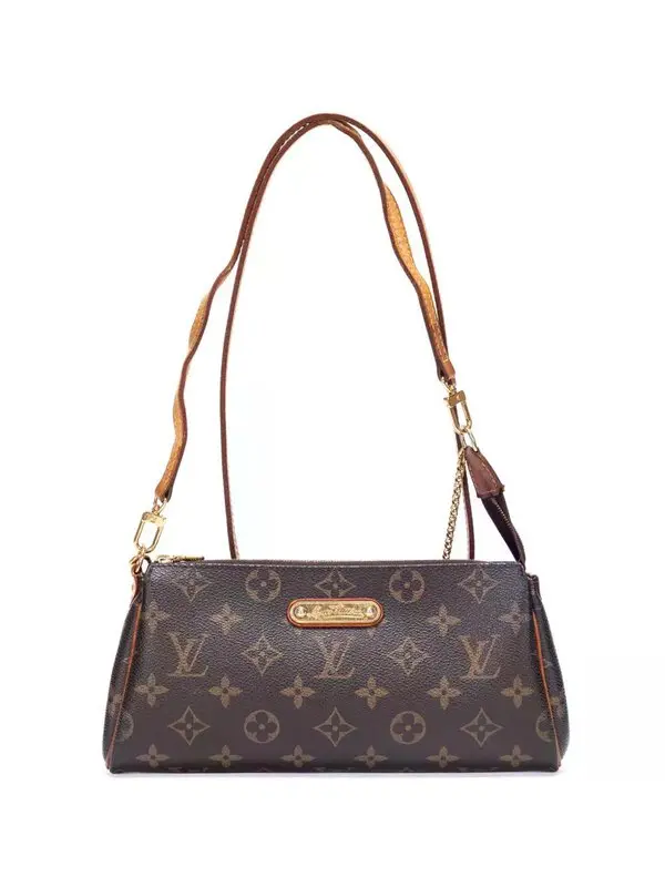 LOUIS VUITTON Eva Monogram Clutch Bag - Brown