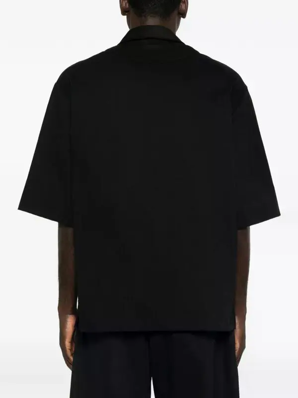 Simone Rocha Flower-appliqué Polo Shirt