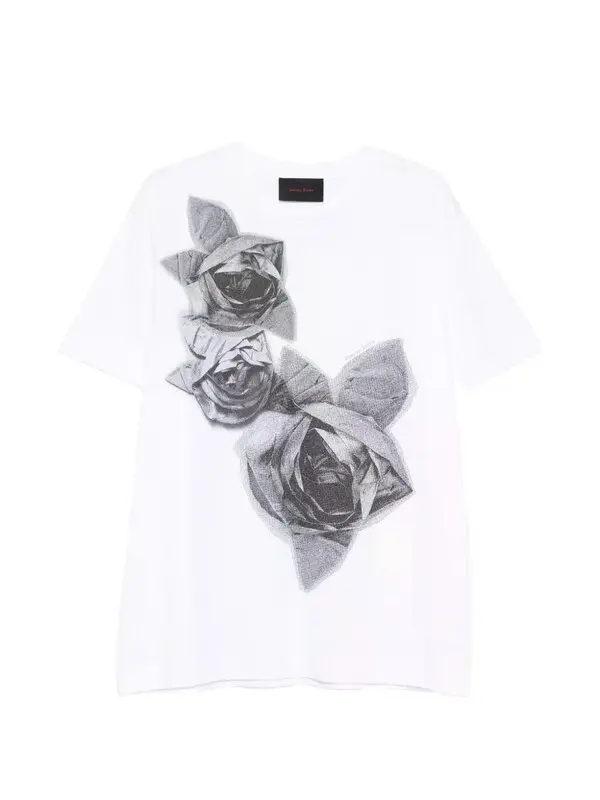Simone Rocha Floral-print T-shirt - White