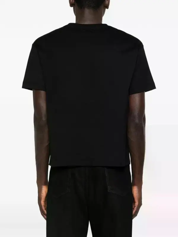 Simone Rocha Flower-appliqué T-shirt - Black
