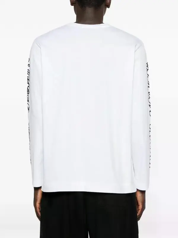 Simone Rocha Printed Long-sleeve T-shirt - White