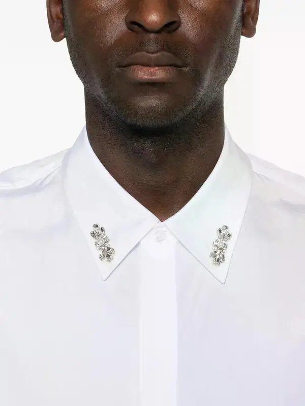 Simone Rocha Embellished-collar Shirt