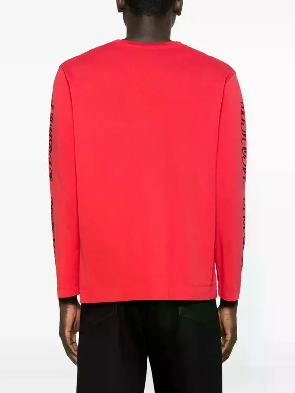 Simone Rocha Printed Long-sleeve T-shirt - Red