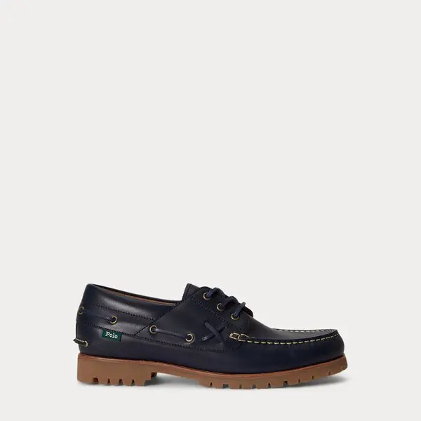 Ralph Lauren Ranger Leather Boat Shoe