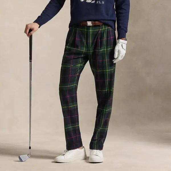 Ralph Lauren Plaid Performance Wool-blend Trouser - Farquharson Modern Tartan