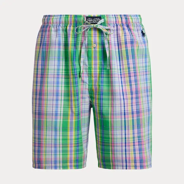 Ralph Lauren Plaid Cotton Sleep Short