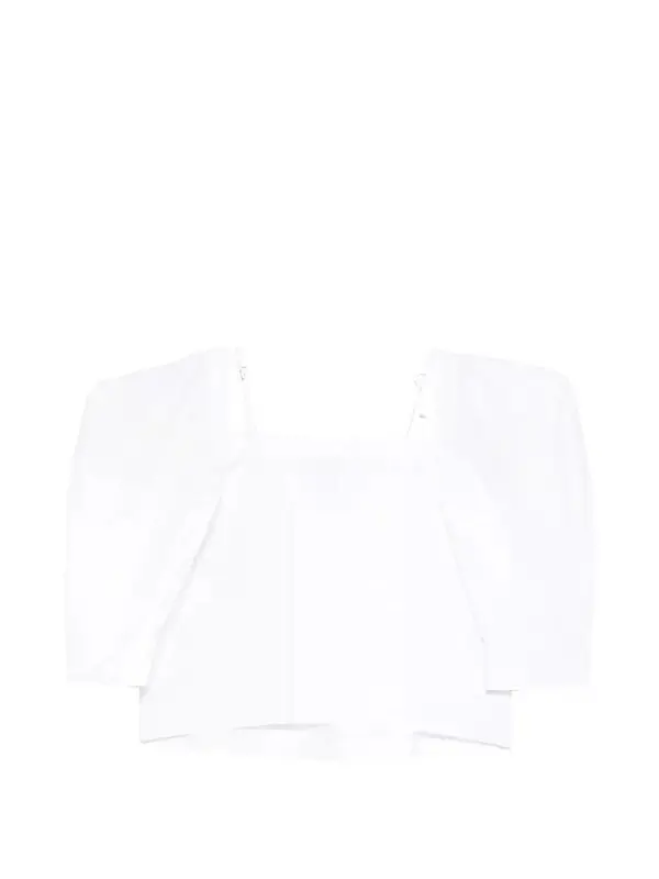 Liviana Conti Puffed-sleeve Blouse - White