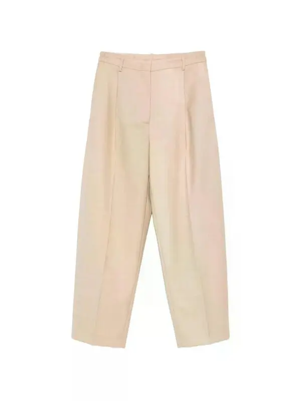 Liviana Conti Pleated Trousers - Neutrals