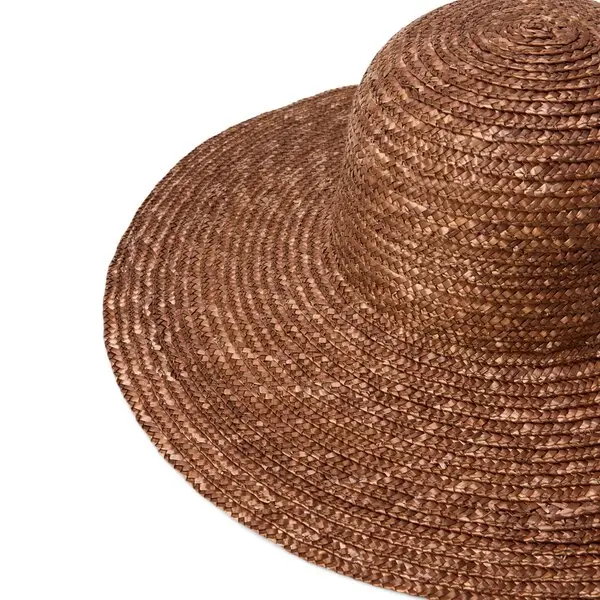 Ralph Lauren Logo Wide-brim Straw Sun Hat
