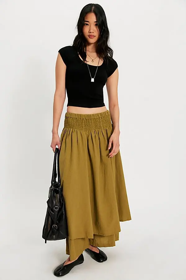 Rujuta Sheth Rue Pants - Olive Stone