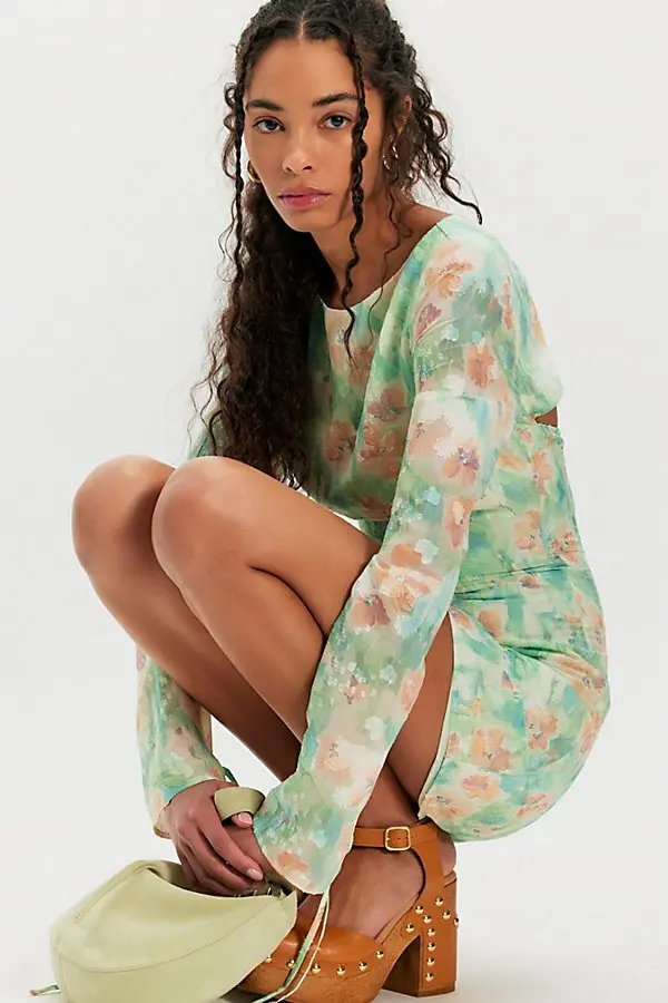 DŽO Mika Mini Dress - Spring Floral