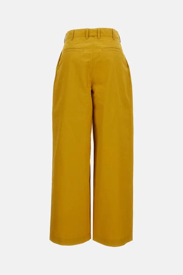 CASEY &AMP; CASEY Cotton Wide-leg Trousers