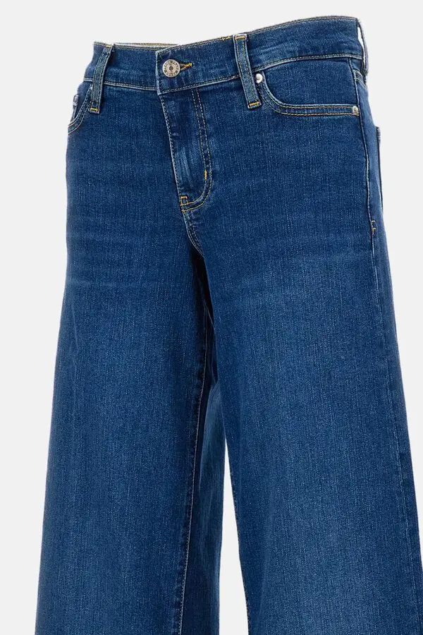 FRAME Low-rise Slim Wide-leg Jeans - Blue