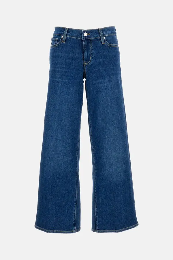 FRAME Low-rise Slim Wide-leg Jeans - Blue