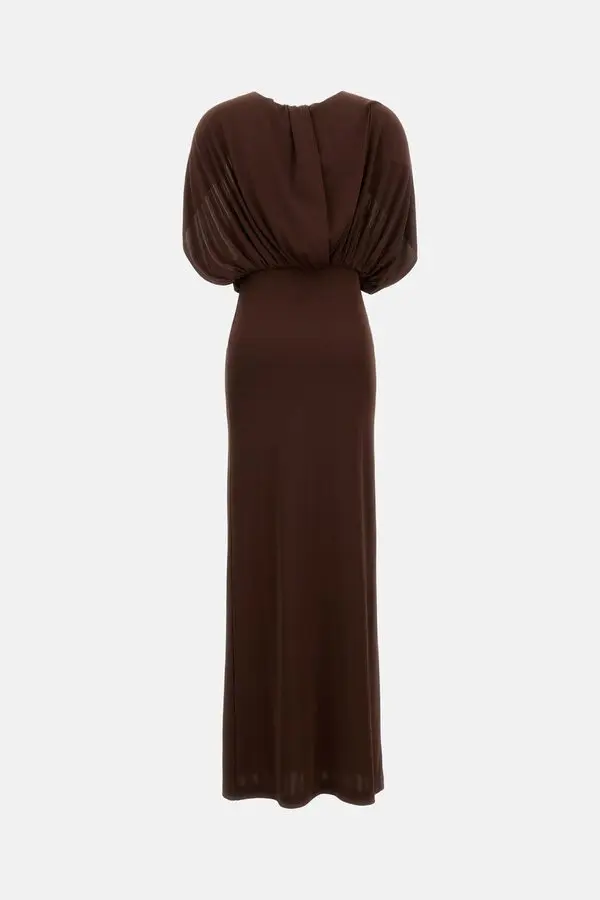 DES_PHEMMES Long Cloak Dress