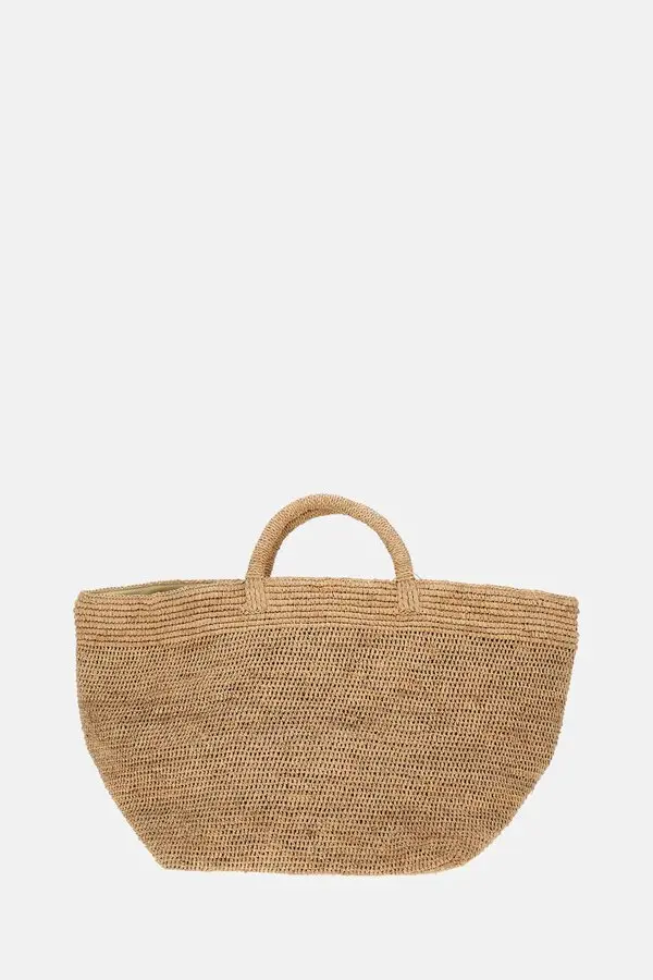 IBELIV Large Raffia Handbag