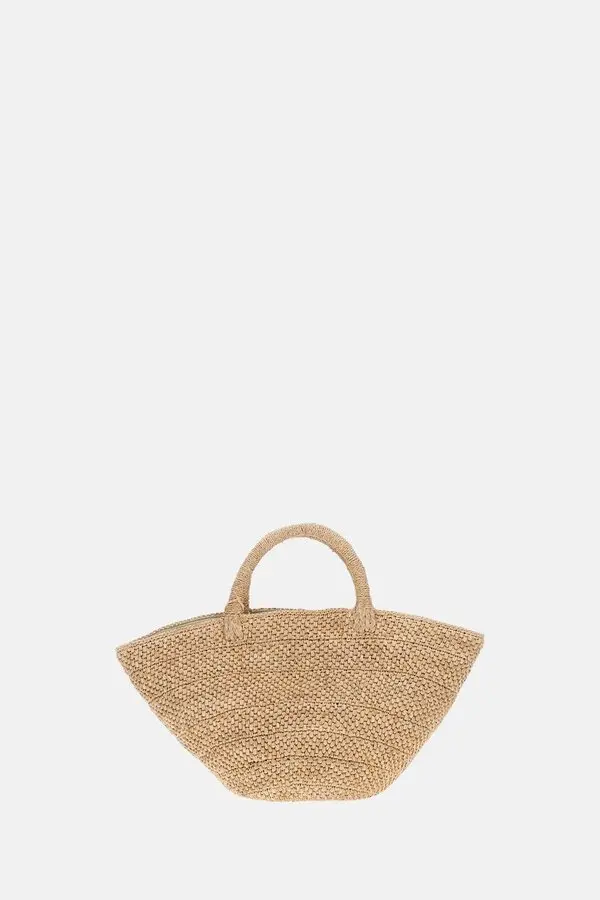IBELIV Small Bag In Raffia - Beige