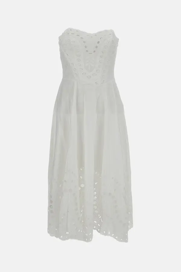 Charo Ruiz Ibiza Marlin Long Dress - White