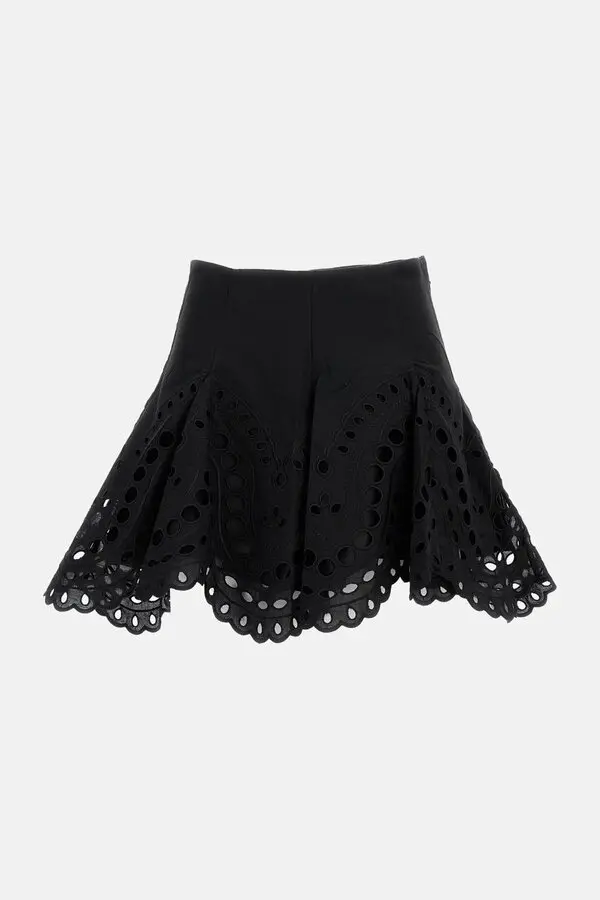 Charo Ruiz Ibiza Sail Skirt - Black