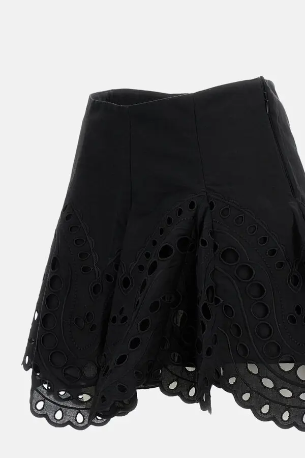 Charo Ruiz Ibiza Sail Skirt - Black