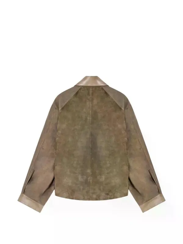 Giorgio Armani Suede Bomber Jacket