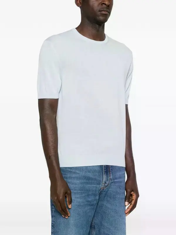 Malo Short-sleeve Knitted T-shirt