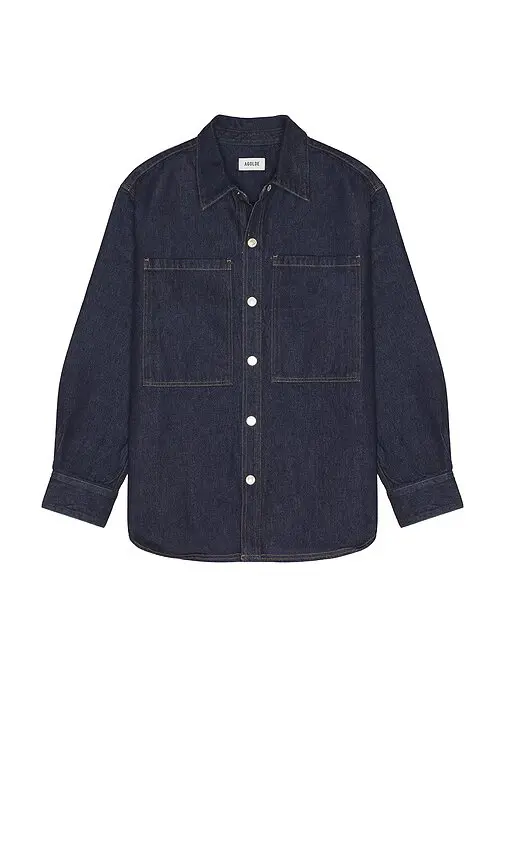 AGOLDE Atticus Shirt In . Also - Blue