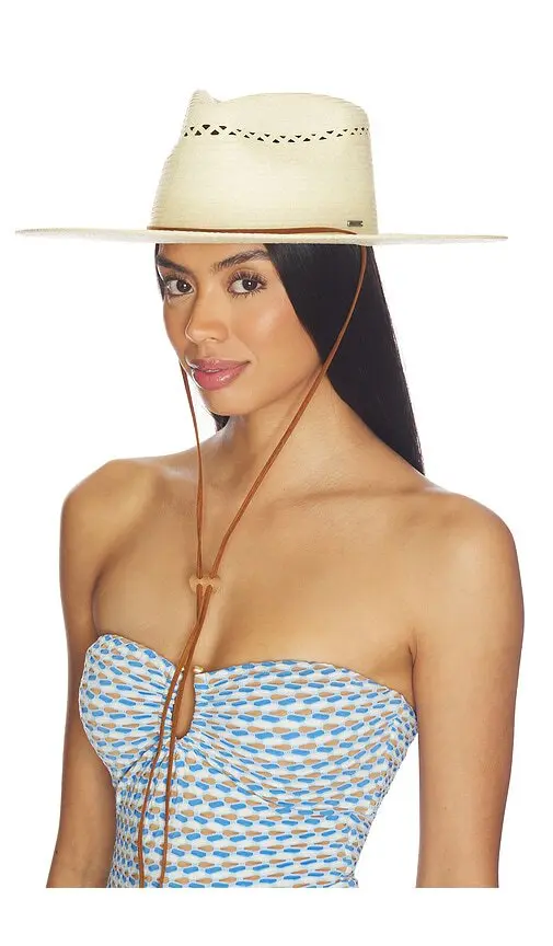 Brixton Beck Straw Rancher Hat - Neutral