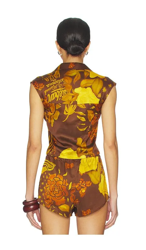 DONDE ESTEBAN Veranera Cropped Shirt
