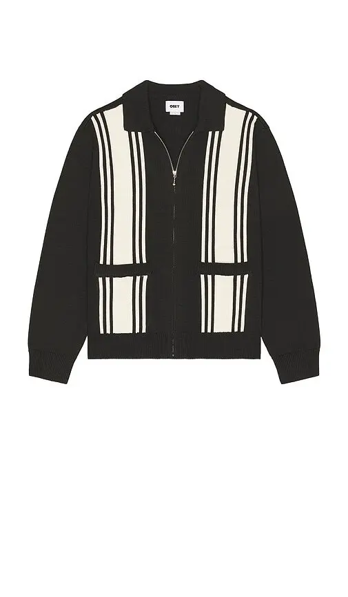 Obey Matt Zip Up Sweater