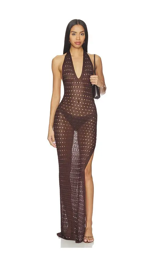 Superdown Antonella Maxi Dress - Brown