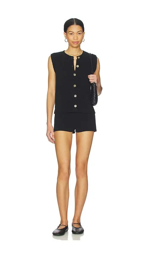 Sanctuary Pointelle Shell Top