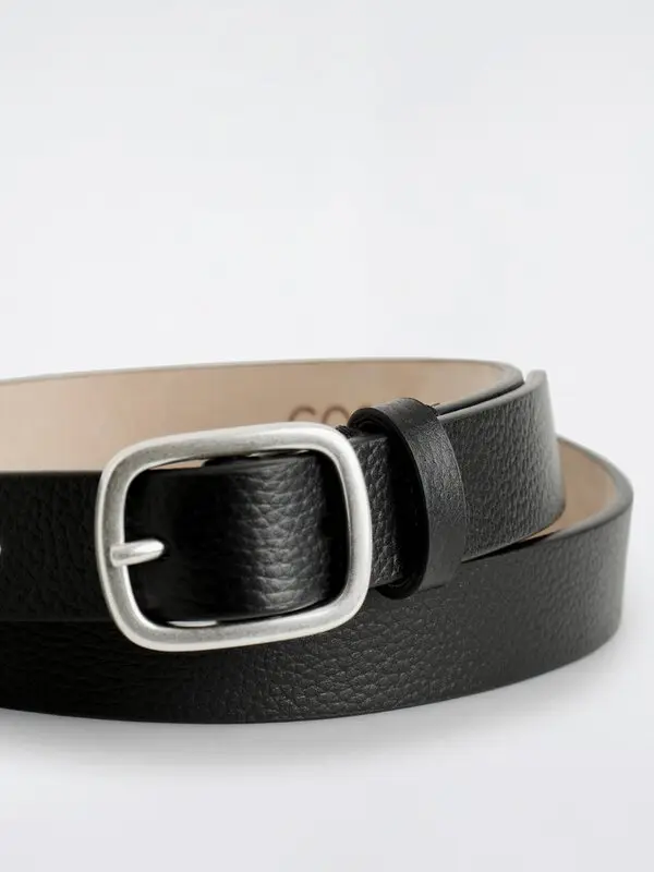Cos Grained Leather Belt
