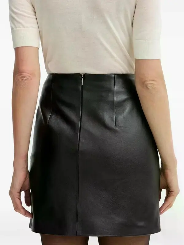BOSS Leather Mini Skirt