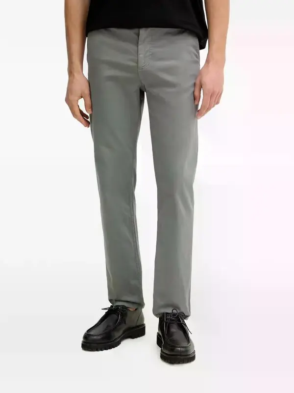 BOSS Tapered-fit Chino Trousers - Grey