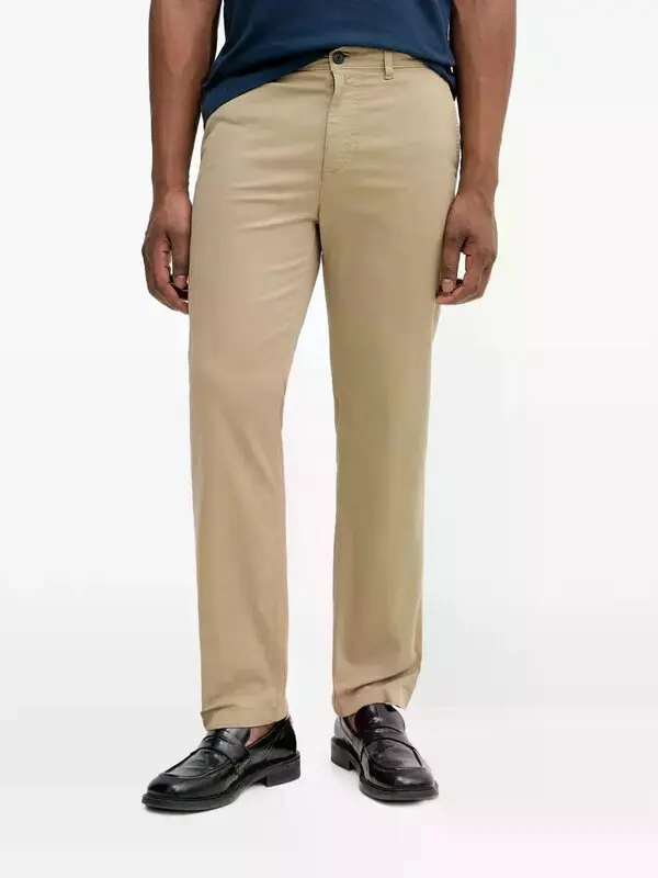 BOSS Regular-fit Cotton Trousers