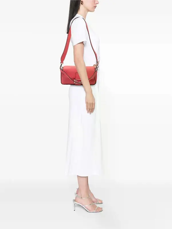 Fendi 2000-2010 Leather Selleria Baguette Satchel - Pink