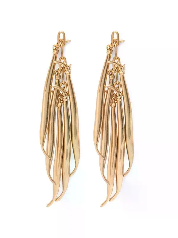 Jacquemus The Bloucles Haricots Drop Earrings - Gold