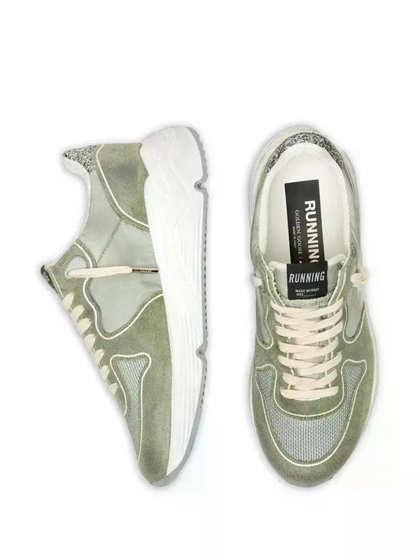 GOLDEN GOOSE Running Sole Sneakers - Green