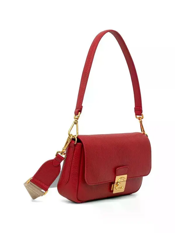 COCCINELLE C-me Lock Shoulder Bag - Red