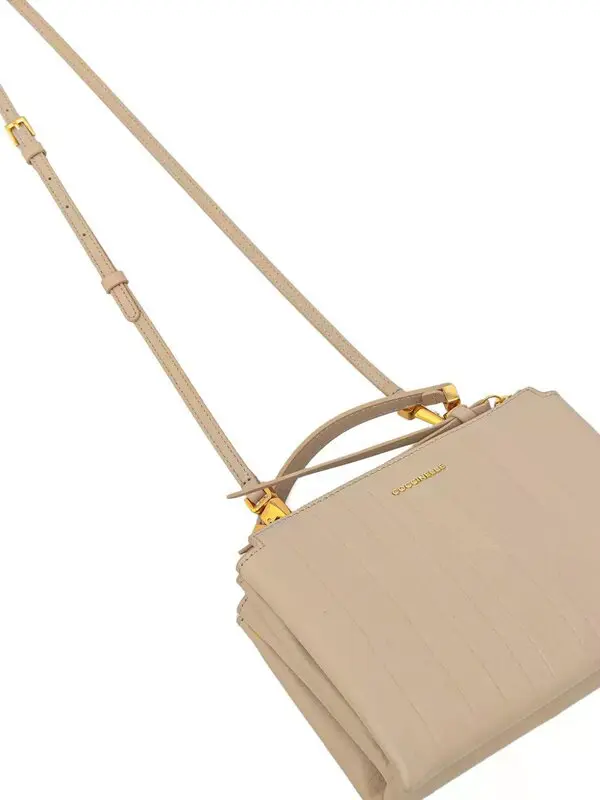 COCCINELLE Arlettis Plissé Mini Bag - Neutrals