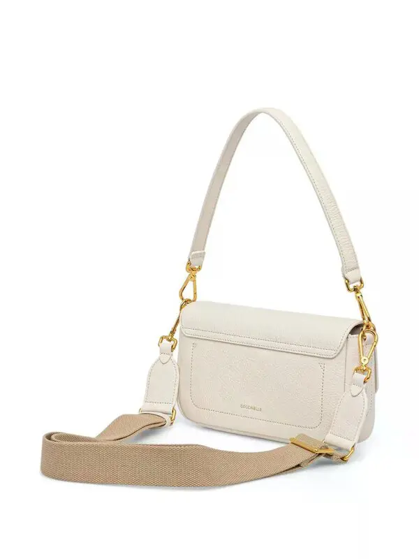 COCCINELLE Medium Shoulder Bag With Lock - Neutrals