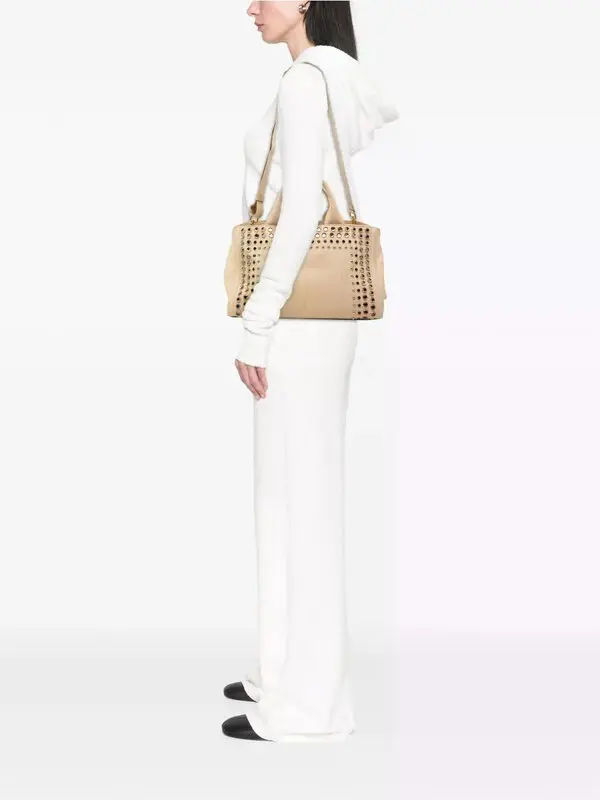 Prada Canvas Canapa Bijoux Satchel