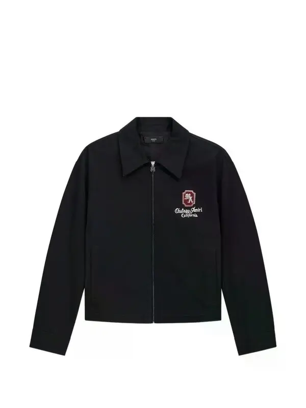 Amiri Collared Zip-fastening Jacket - Black