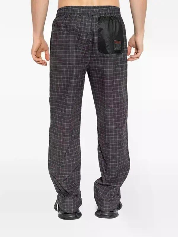 ROA Geometric Paneled Trousers