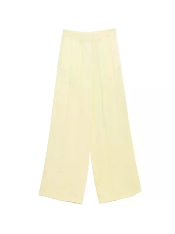 Fabiana Filippi Elastic-waistband Palazzo Pants - Yellow